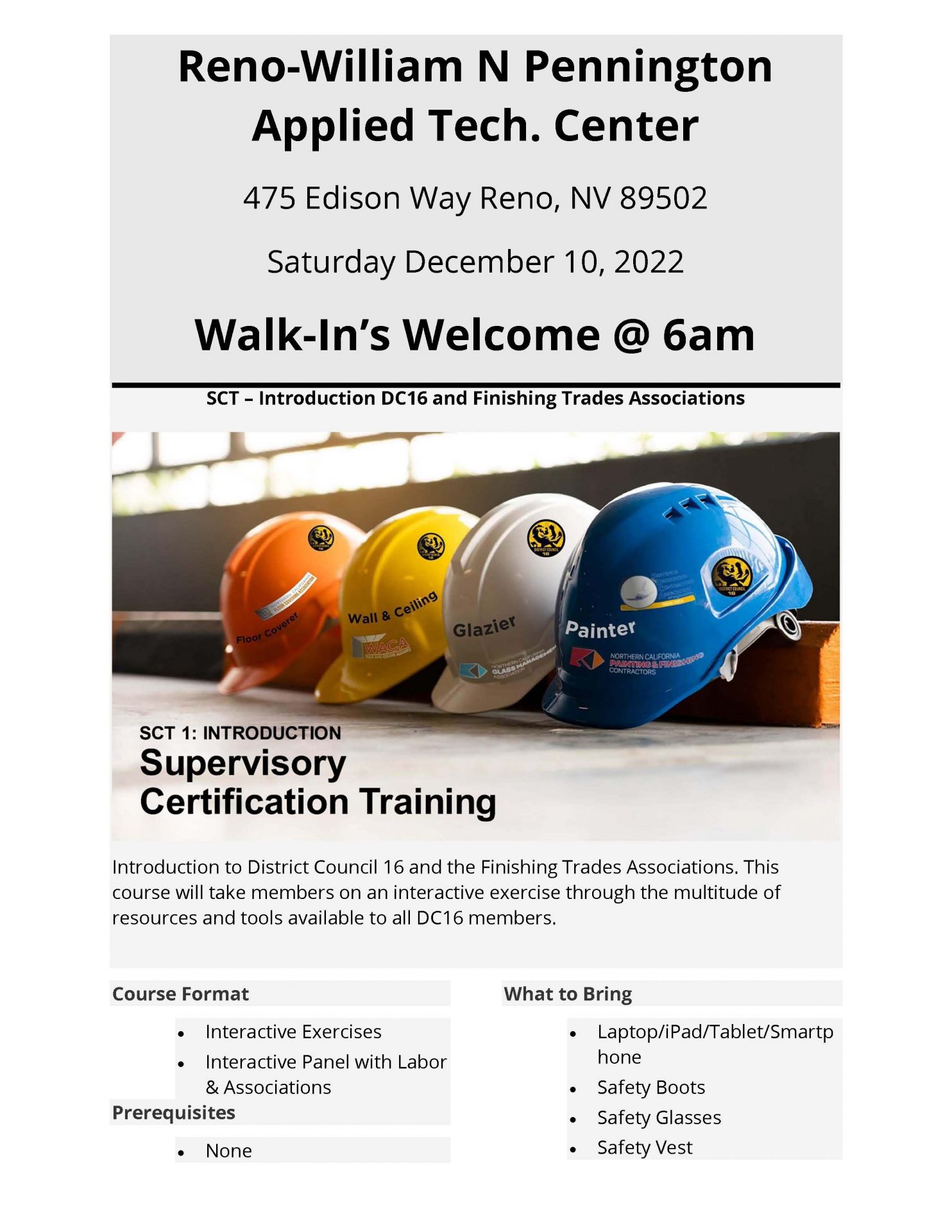 SCT CLASS! – DC16 UNION