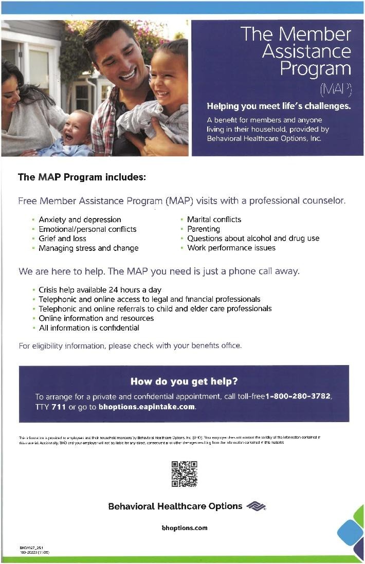 New Member Assistance Program (MAP) – DC16 UNION